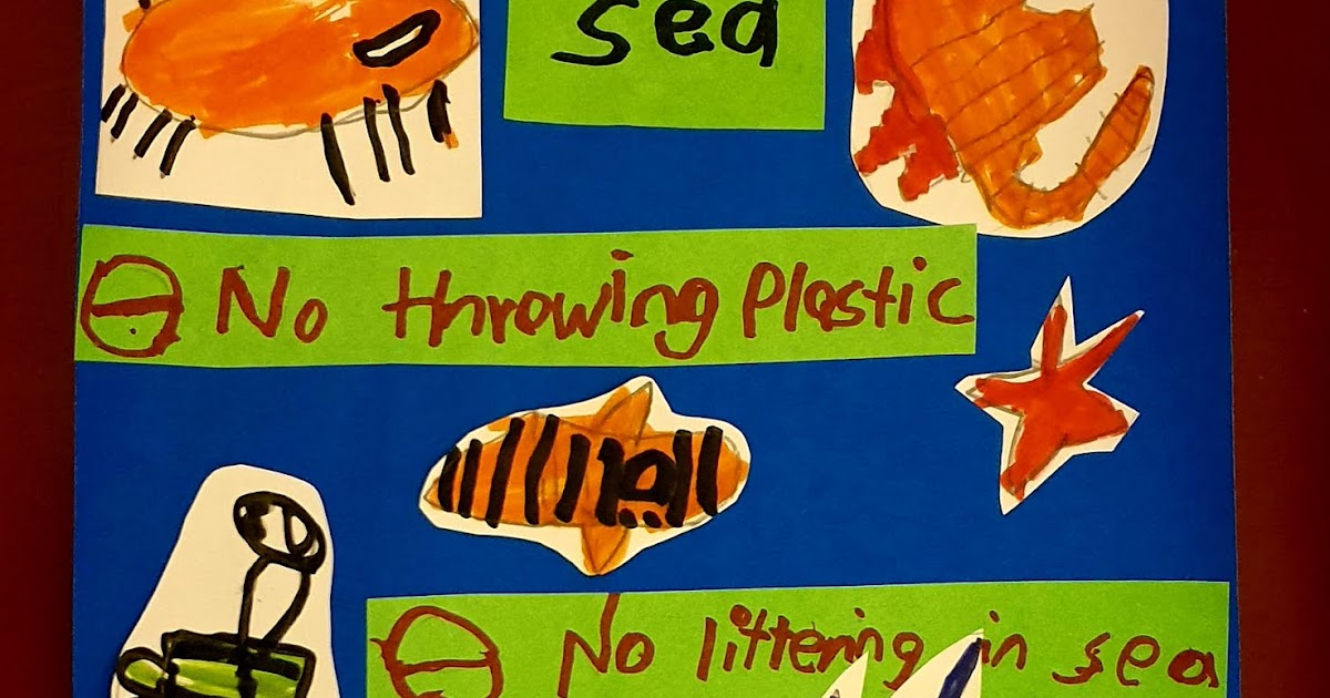 Bannockburn Primary: Save the Seas Poster - Reception Home Learning