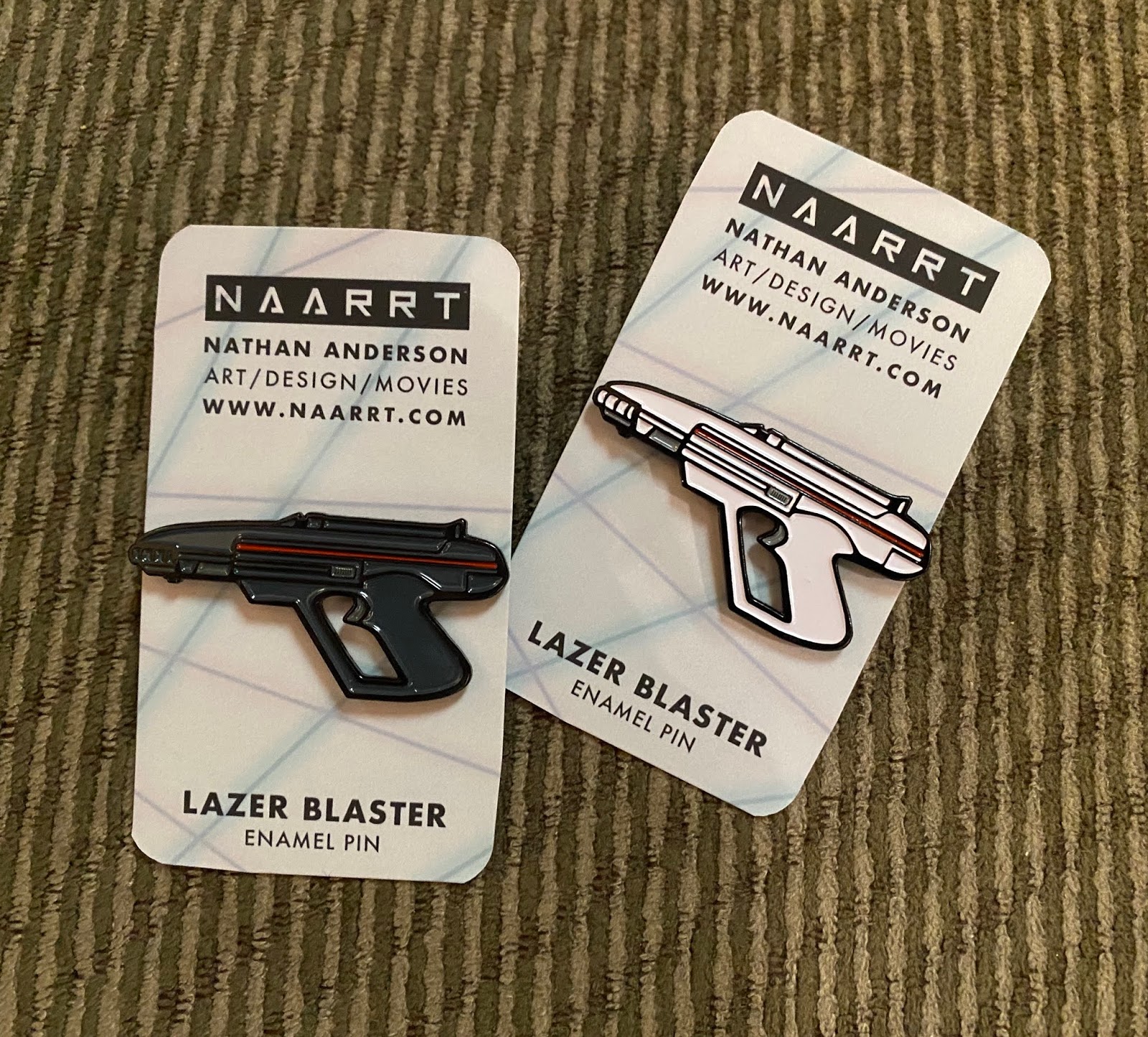 Tiviachick Loves Laser Tag: Limited Edition Lazer Tag Inspired Pins