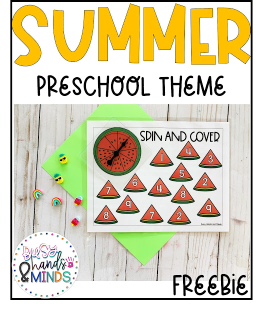 Summer Preschool Theme | Busy Hands and Minds