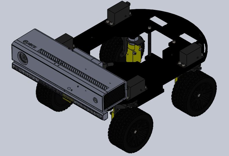 Andromina robot V.2.0: Robot, encoders y Kinect. El nuevo diseño del ...