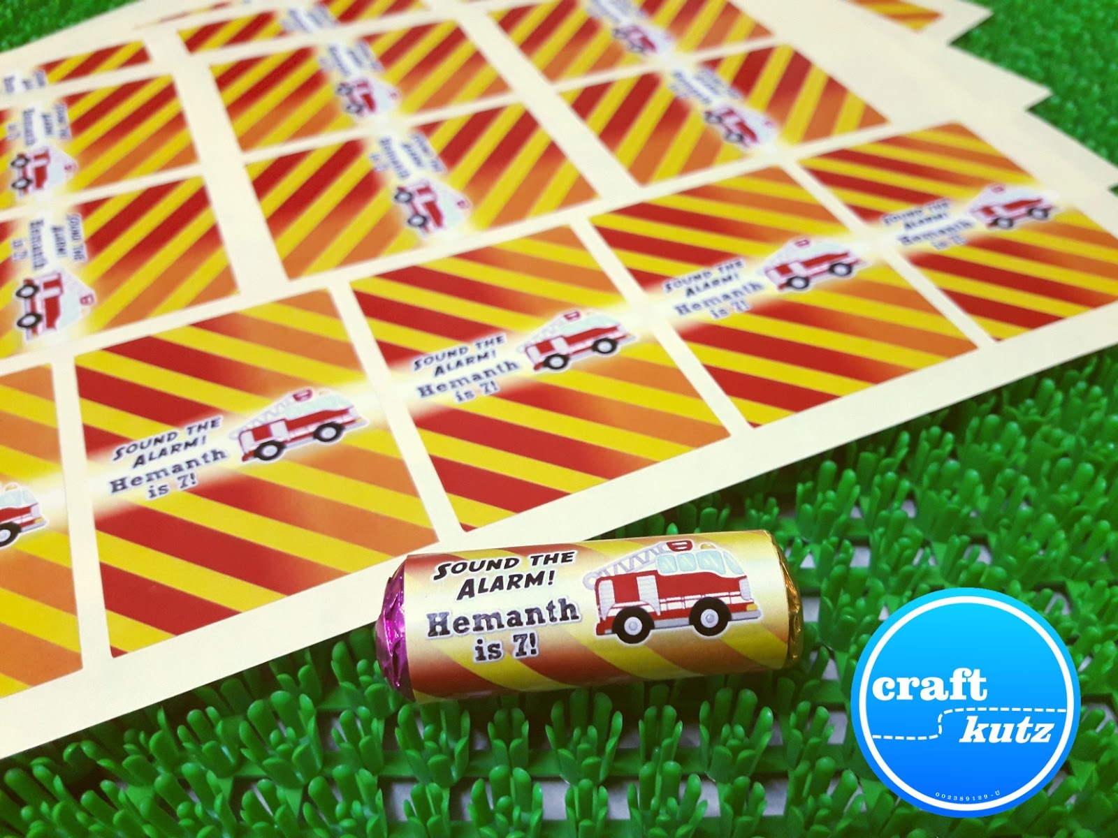 Personalized Mini Mentos Stickers ~ Craft Kutz