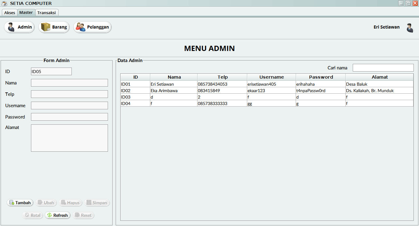 Aplikasi Penjualan Toko Komputer Berbasis Java Netbeans - Mamangeri ...