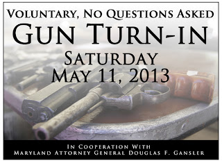 The Pocomoke Public Eye: Statewide Gun Turn-In Day Is TODAY