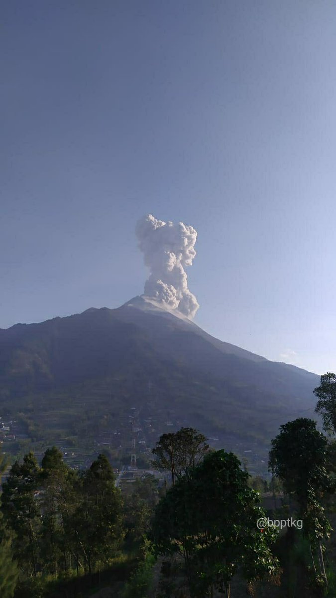 Sciency Thoughts: Eruption on Mount Merapi, Java.