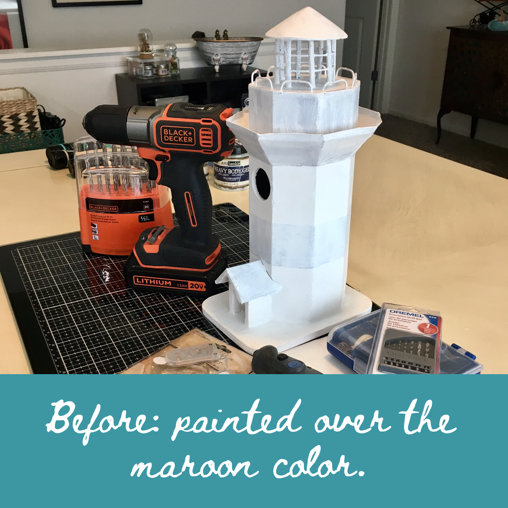 On the Coast: An Altered Art Mixed Media Lighthouse Project - Alice ...