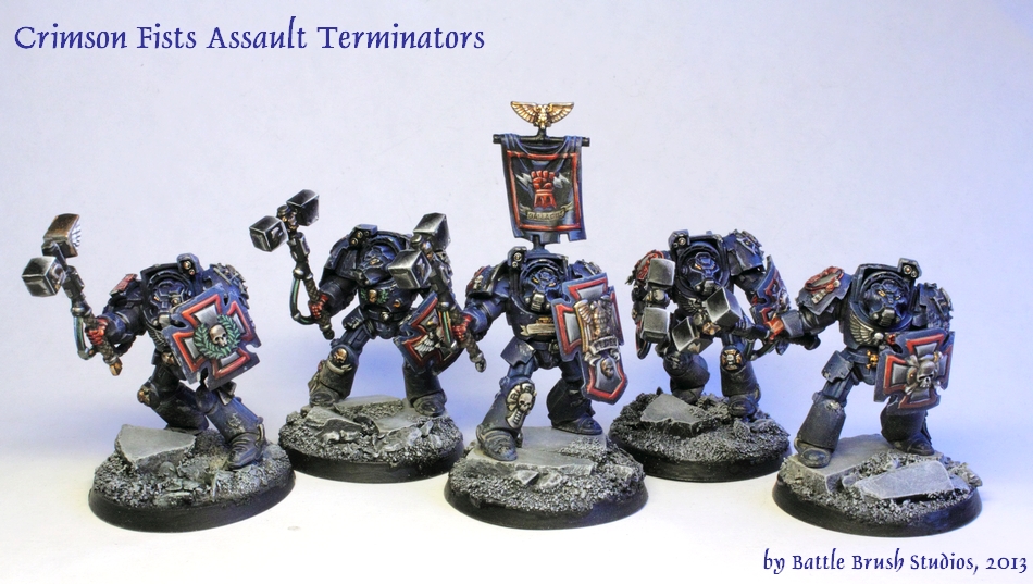 Battle Brush Studios: Showcase: Crimson Fists Assault Terminators