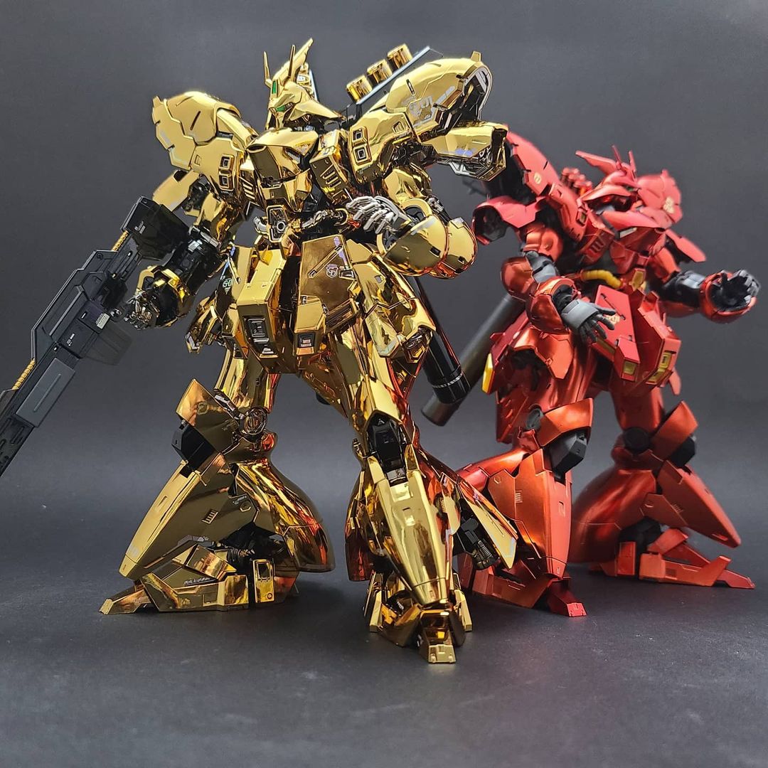 RG 1/144 MSN-04 Sazabi Gold by mchjhs - Pilot-Exia Gundam