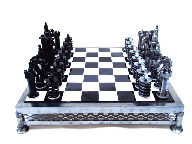 Bucket of Bolts: Chess Set