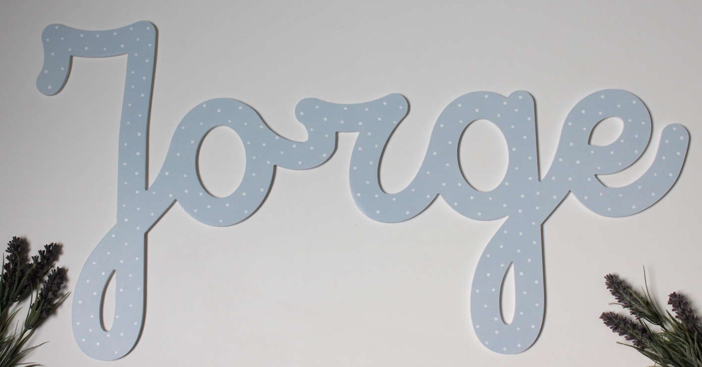 LETRAS Y NOMBRES para decorar