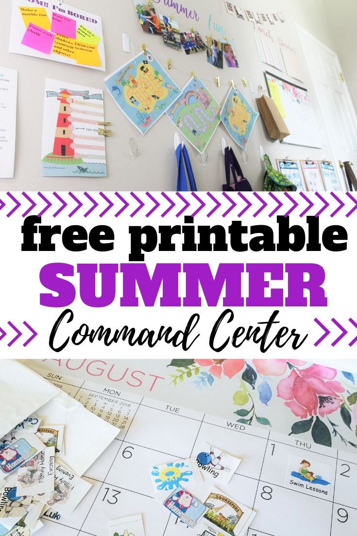 Complete DIY Command Center: For an Easy and Organized Summer | Sew ...