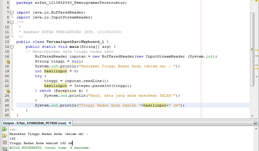 Memburu Keajaiban Ilmu: Membuat Program JAVA Lebih Interaktif dengan ...