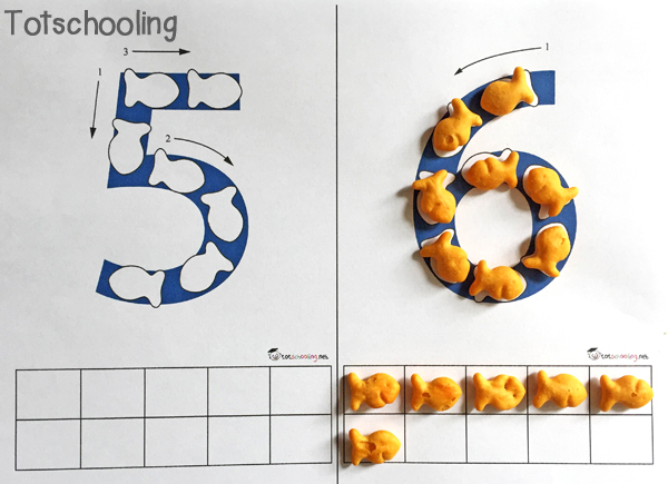 Goldfish Crackers Math & Literacy Pack