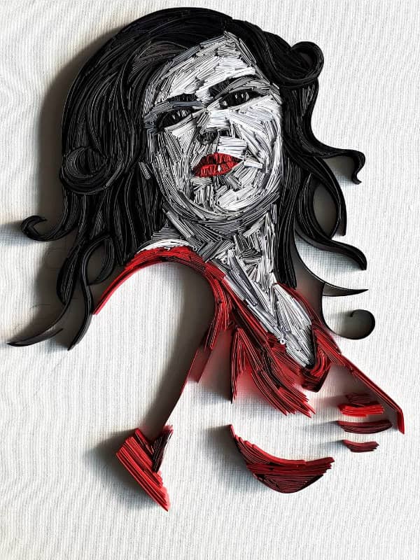 Enchanting Quilled Paper Portraits - Annabelle Fortin