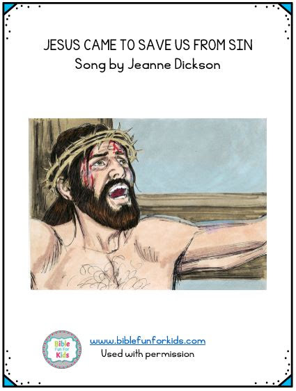 Bible Fun For Kids: Jesus Died For Us