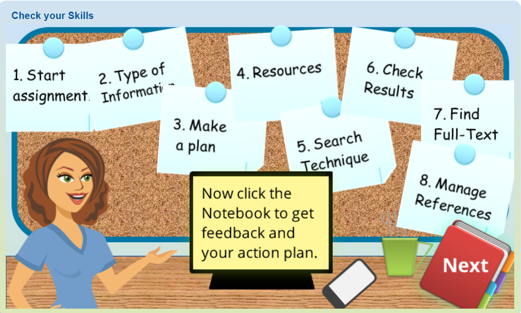 Check Your Skills – help us to pilot test our new etutorial