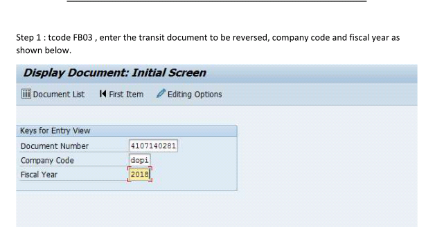 Process of Reversing The Cleared Document in SAP - CSI | DOP Core Solutions