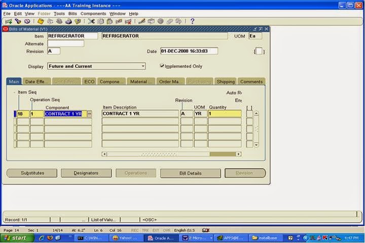 Oracle Applications: Oracle Install Base Oracle Applications: Oracle Install Base