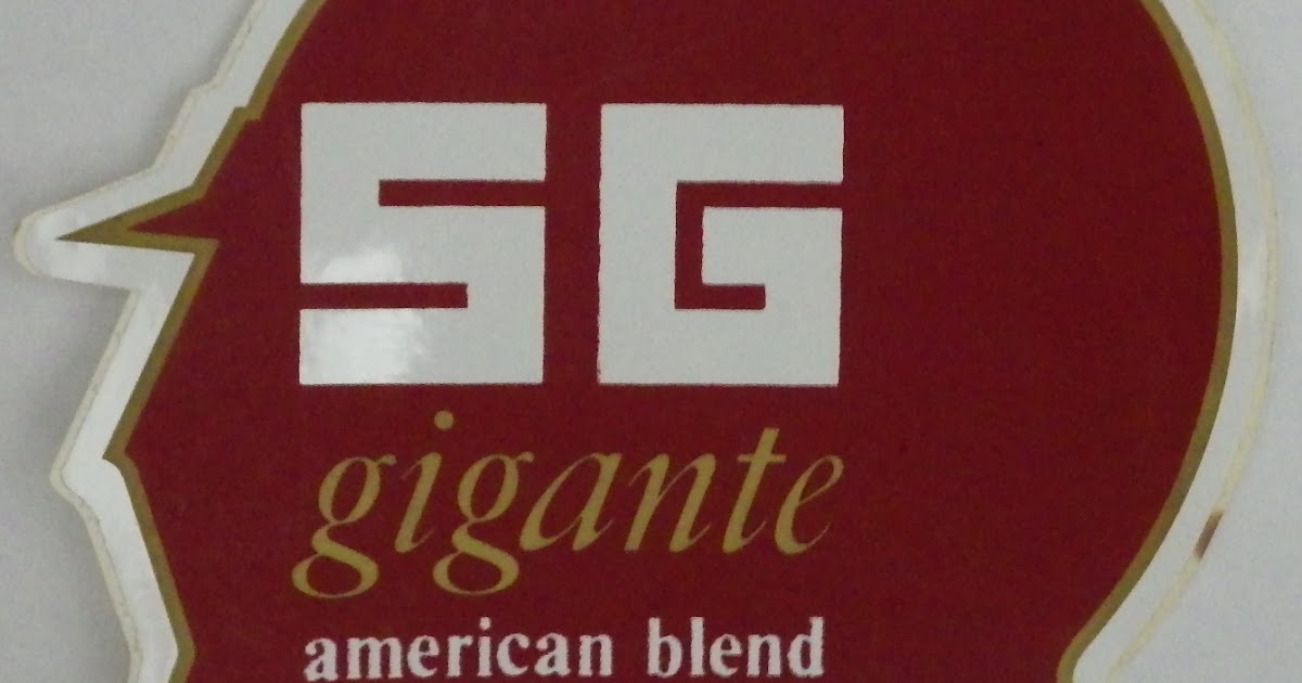 Marcas de Tabaco - Colecionismo: Autocolante: SG Gigante - american ...