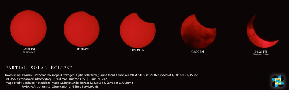LOOK: Stunning photos of June 21 partial solar eclipse in the Philippines