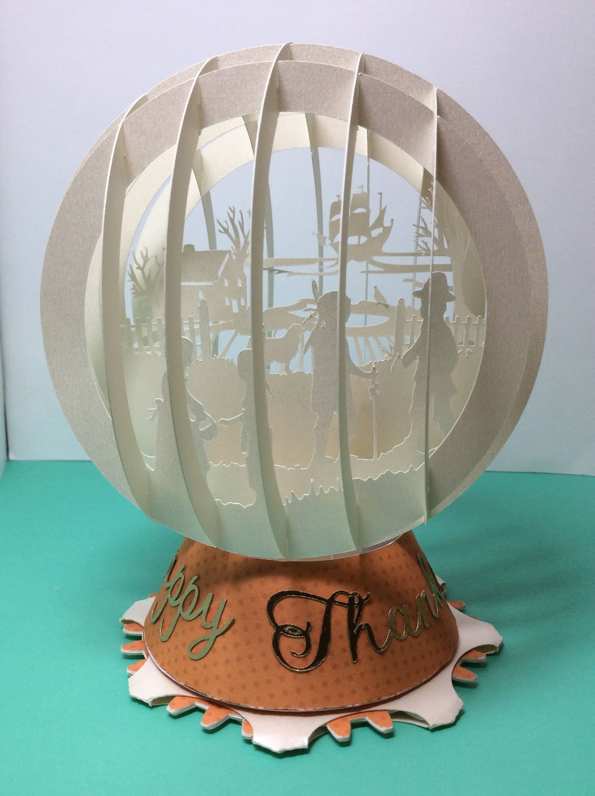 Papercrafts and other fun things: A Thanksgiving Slice Form Sphere That ...