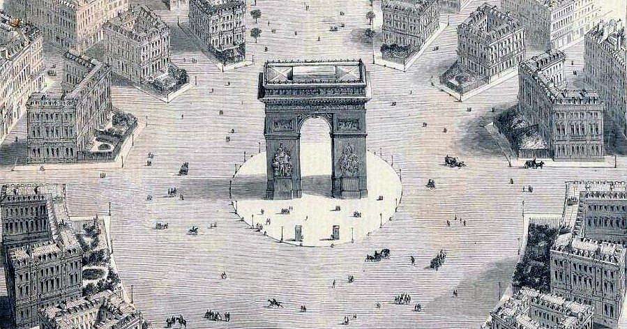 THE GRANDMA'S LOGBOOK ---: 1836, INAUGURATION OF THE ARC DE TRIOMPHE IN ...