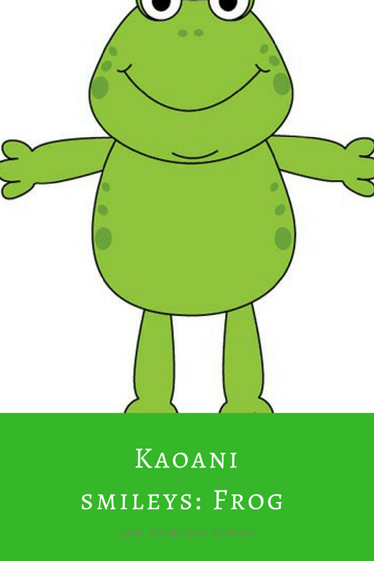 Kaoani smileys: Frog - Ash Princess Kawaii