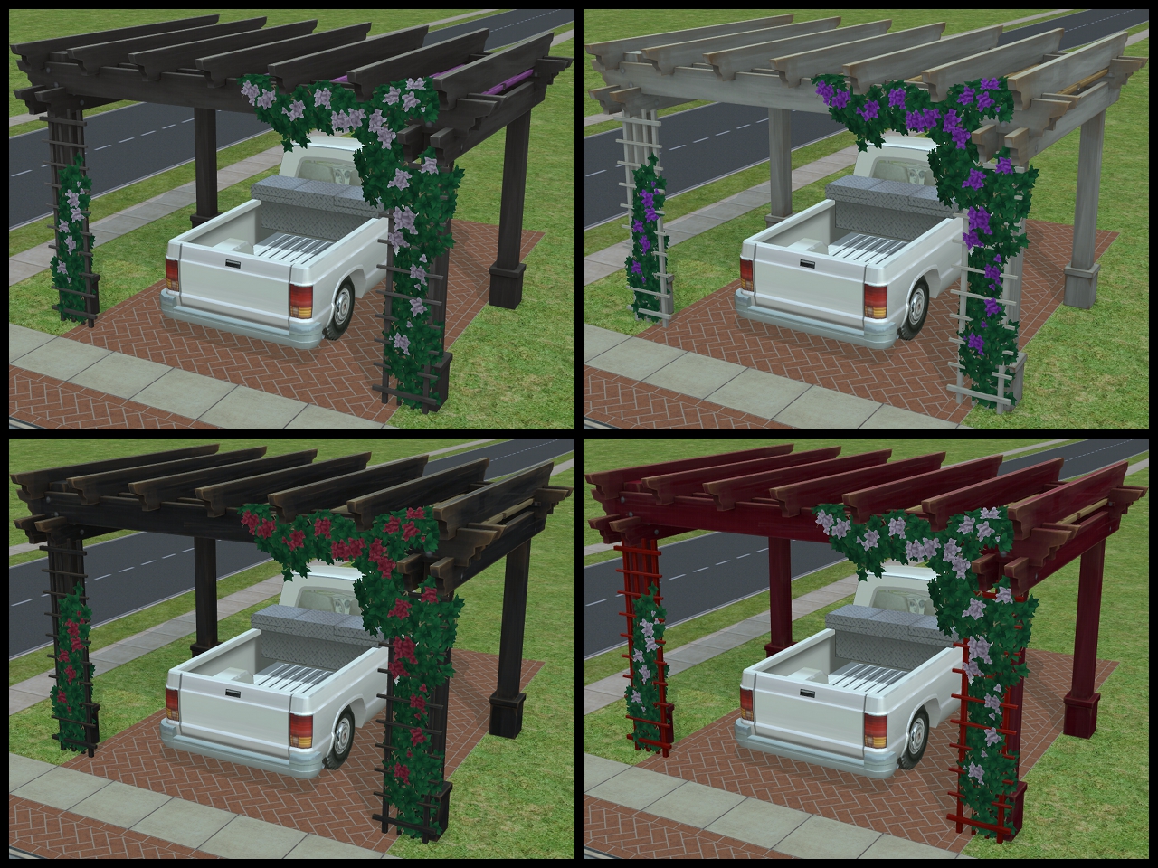 TheNinthWaveSims: The Sims 2 - TS4 Base Game Florinda Pergola Awning ...