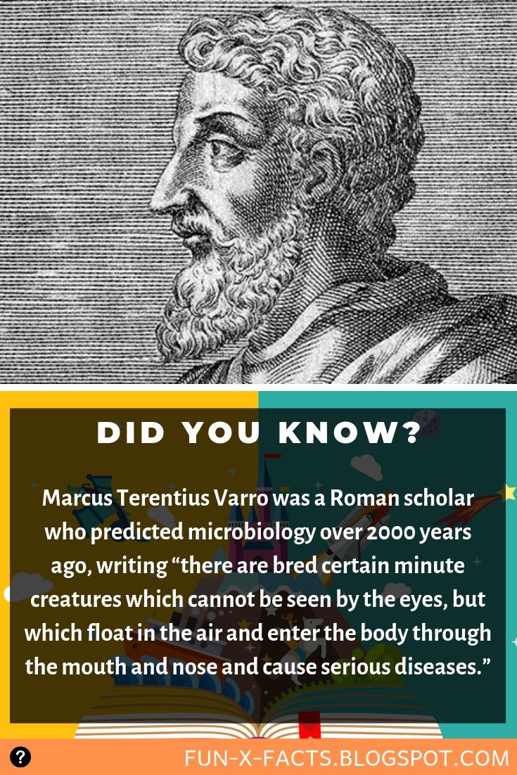 Interesting fact: Marcus Terentius Varro was a Roman scholar who ... Interesting fact: Marcus Terentius Varro was a Roman scholar who ...