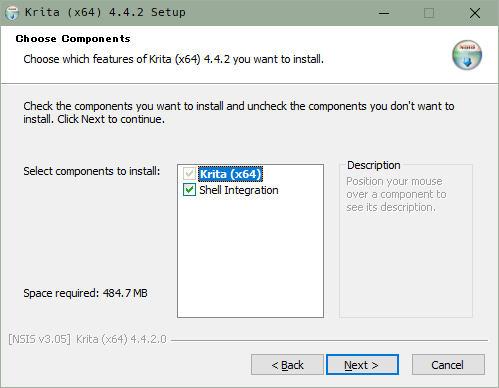 インストーラー版 | インストールする-Kritaメモ