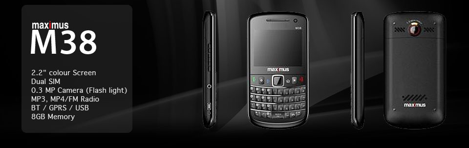 All mobile information and price: maximus mobile phone,maximus M38 ...