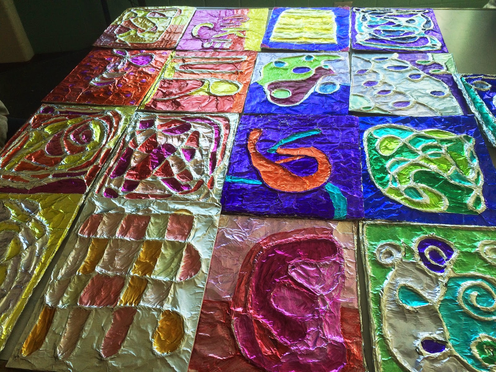 Monument Valley Regional Middle School Art Class: Stained Glass Window ...