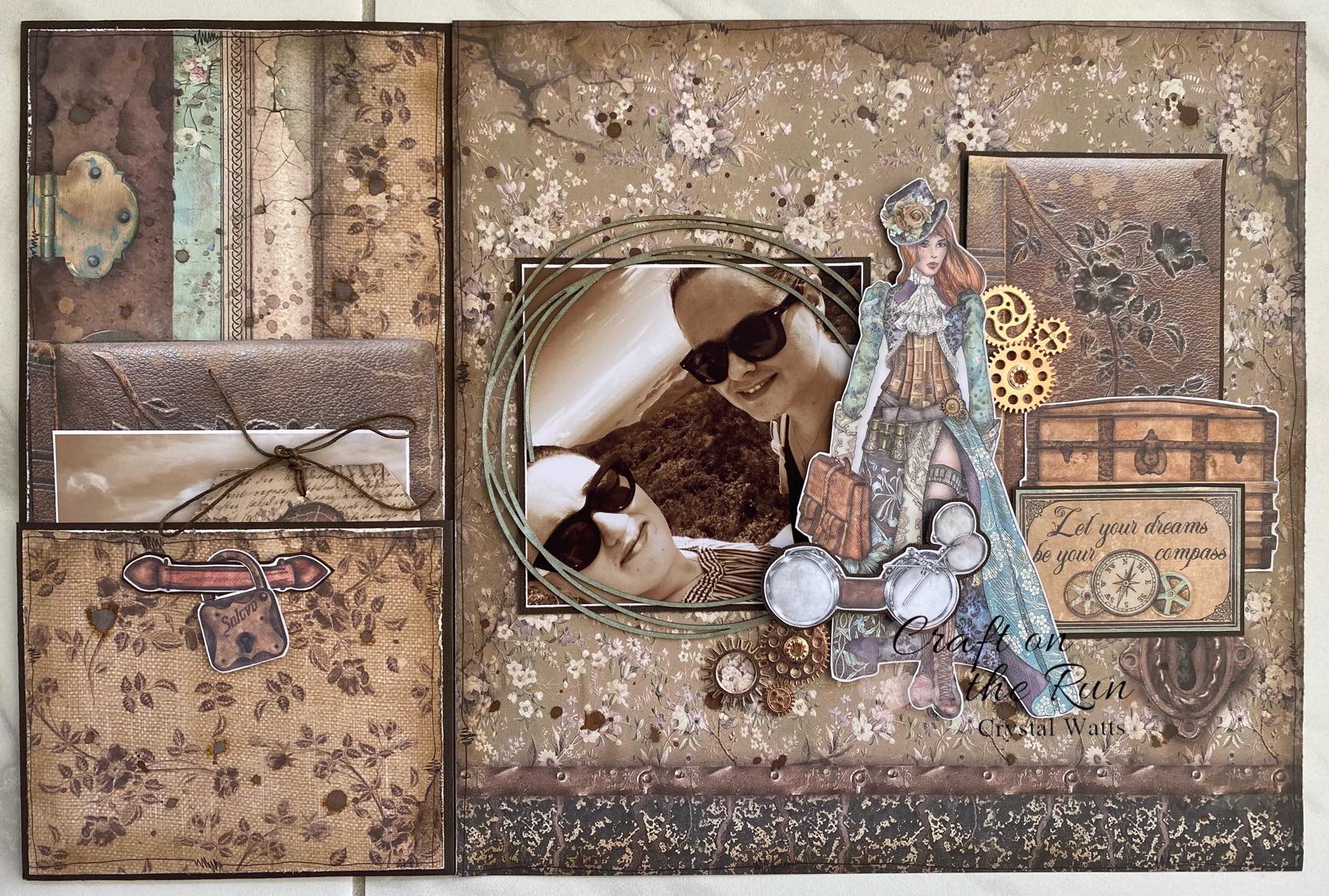 Craft on the Run: "Amazing" Stamperia Interactive layout Tutorial ...