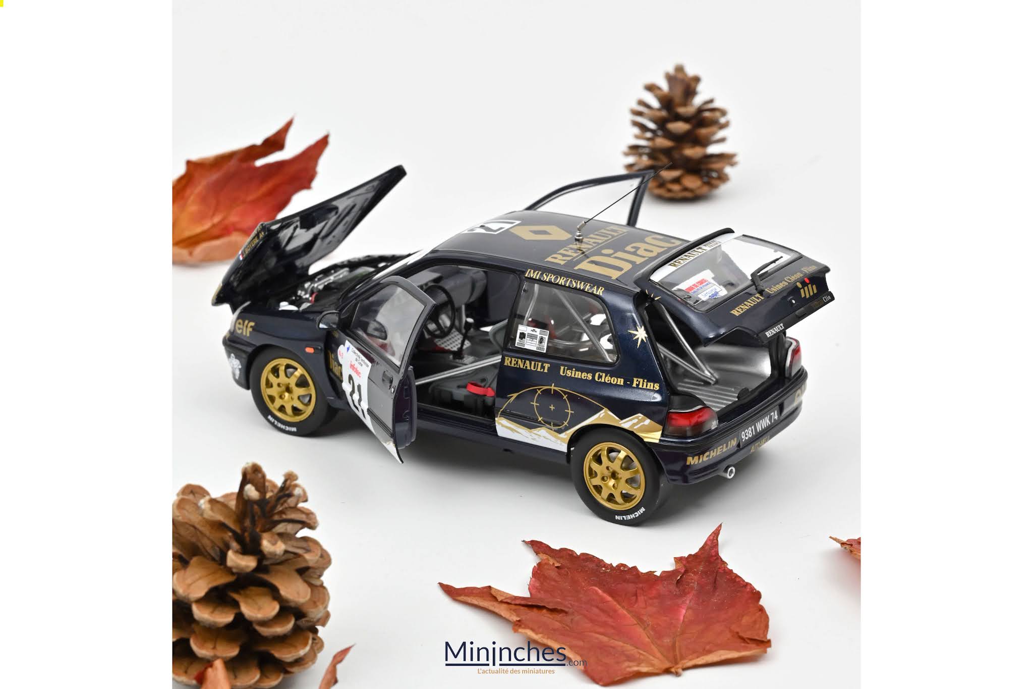 La Renault Clio Williams DIAC #21 du Tour de Corse 1993 disponible fin ...