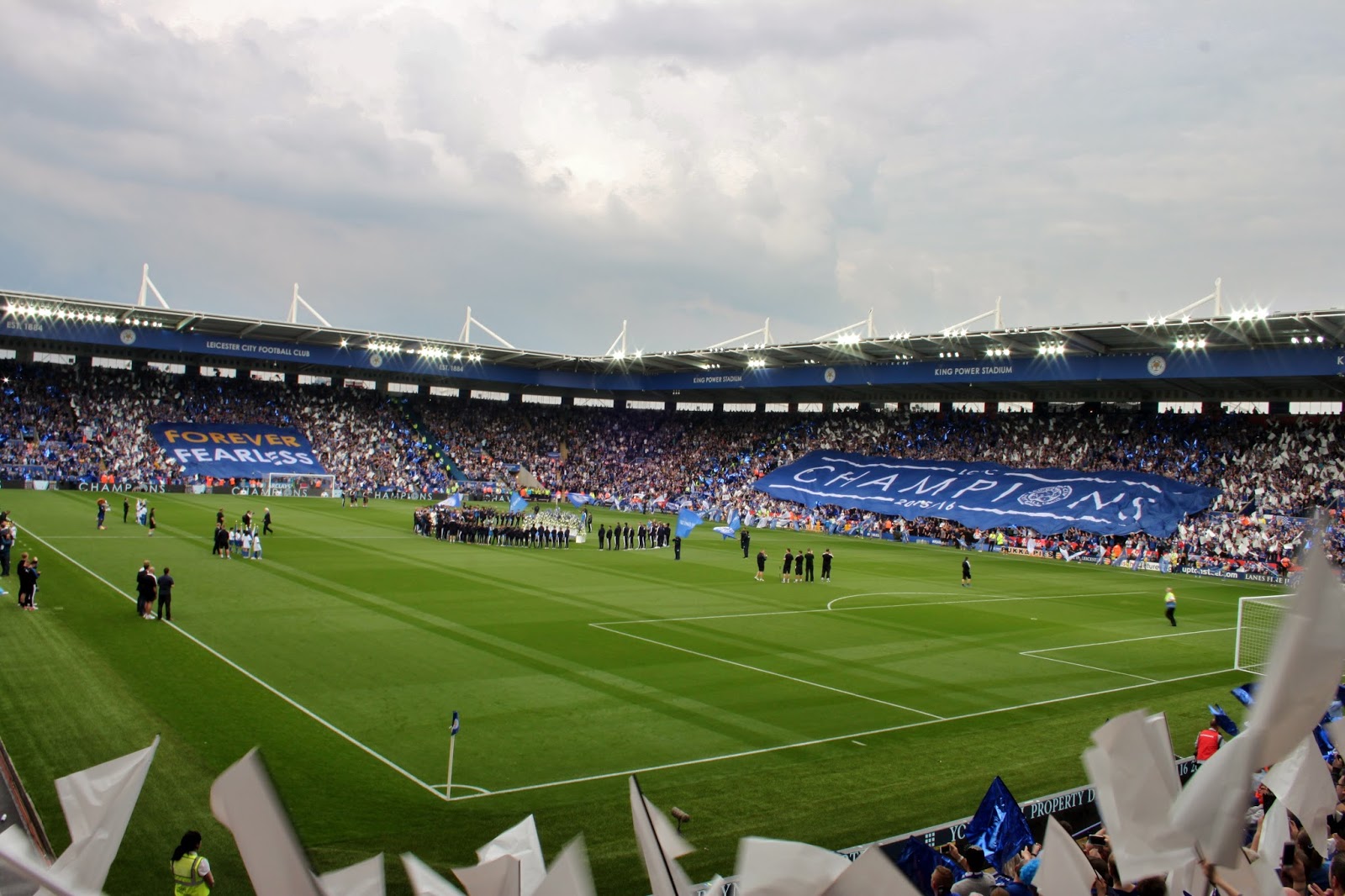 LCFC Champions - Fans In The Stands