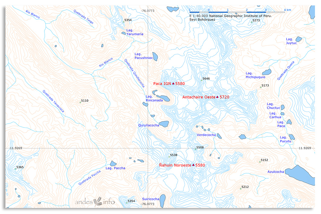 Andes Info Plus: Andes. Perú. Cordilleras Centrales. Cordillera ...