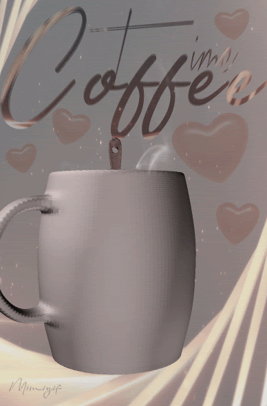 Mimi Gif: Coffee Time