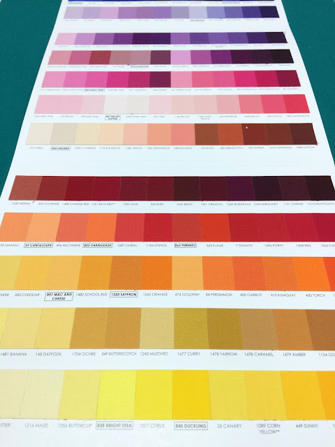 Quilted Blooms: Cutting Up My Kona Color Card + Tutorial