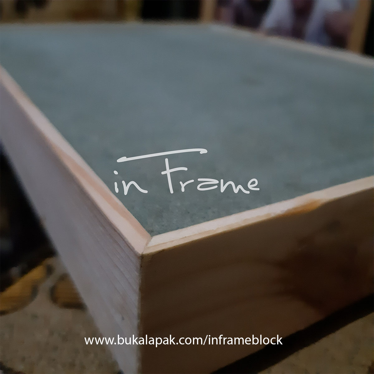 Inframeblock - Bahan Foto Frameblock Premium - photoframeless