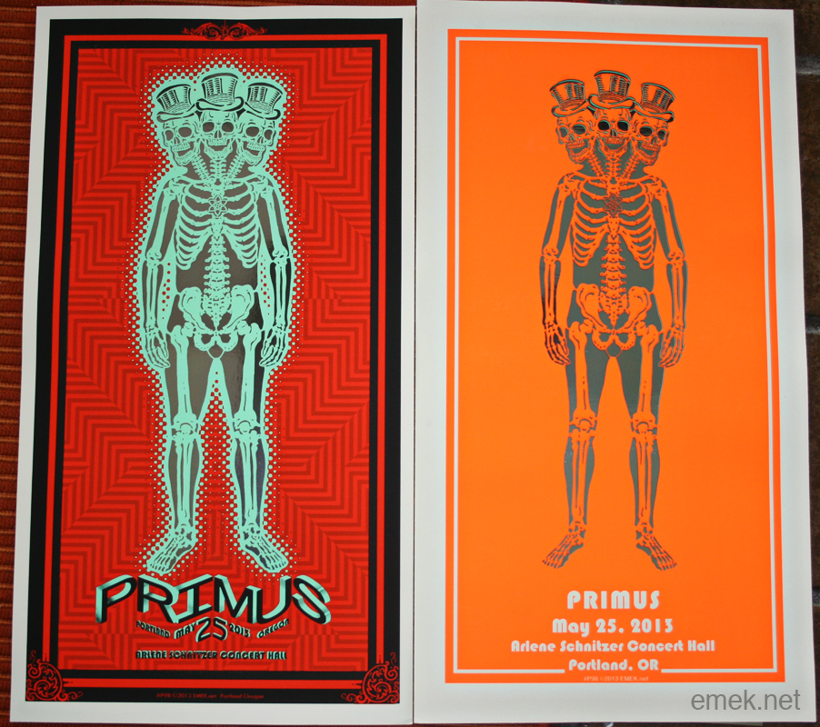 INSIDE THE ROCK POSTER FRAME BLOG: Tonight's Primus Poster from ...
