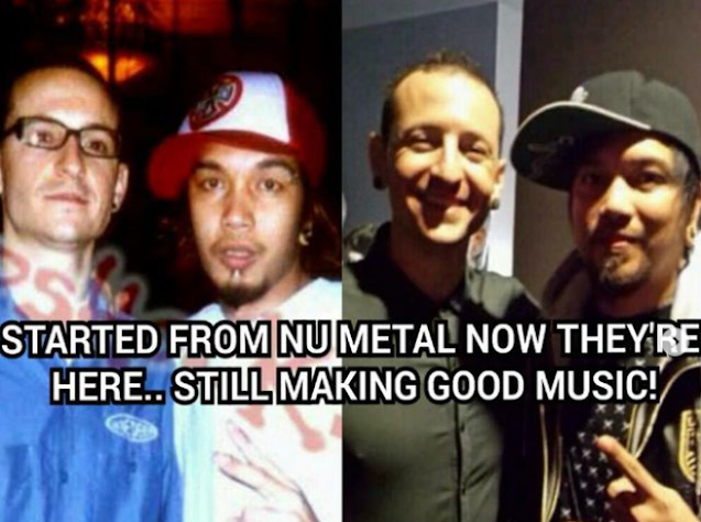 Jamir Garcia's photo together with Linkin Park's singer Chester ...