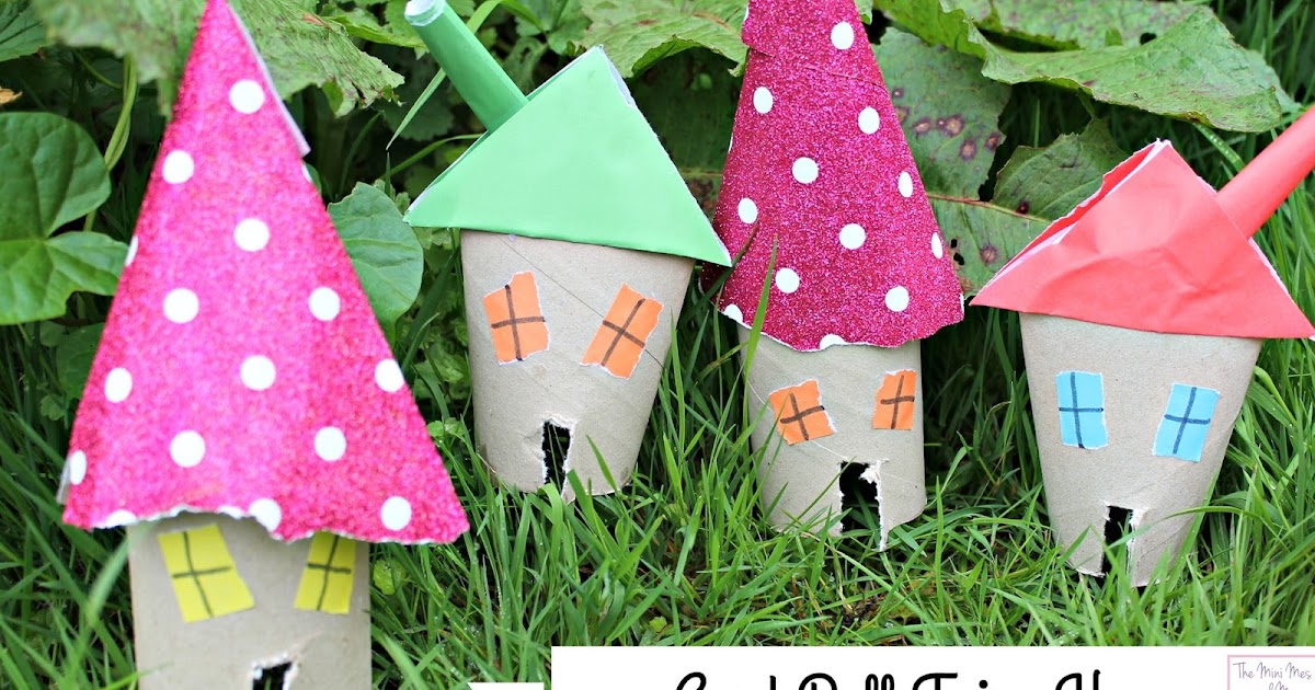Card Roll Fairy Homes | The Mini Mes and Me