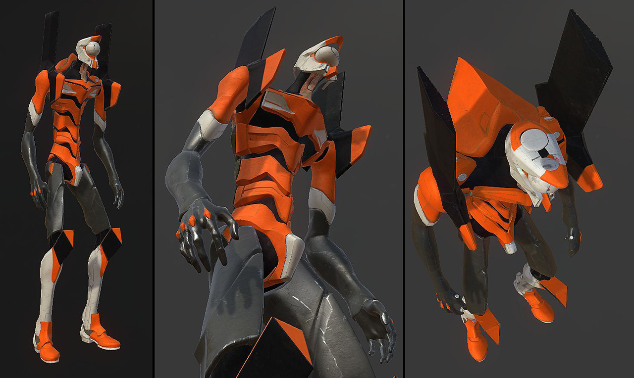 Piranha: Evangelion Mark 09 / 3d Model