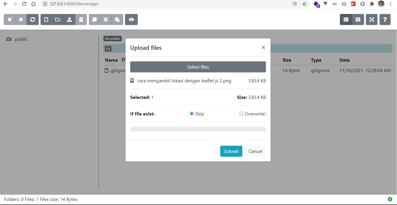 Cara Mudah Membuat File Manager pada Laravel - Sahretech