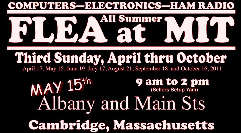 BTM = BILL T MILLER: Double Sunday Fun: MIT Flea Electro Swap by Day ...