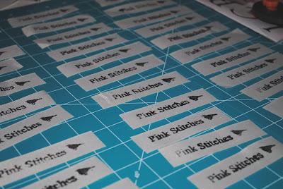 Pink Stitches: How To Make Your Own Labels