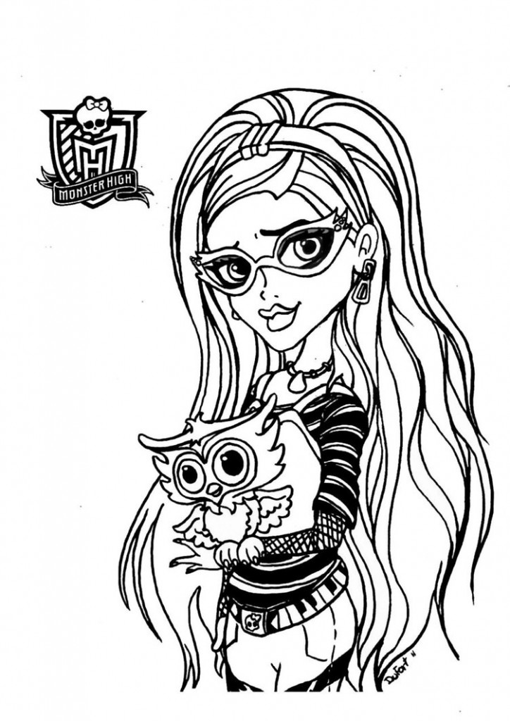 Kids Page: Monster-High-Baby- -COLORING WS Coloring Pages