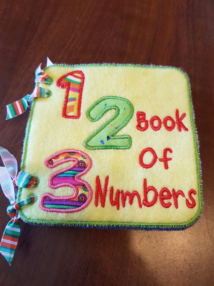 Elena Ricami: 1,2,3 Numbers Book
