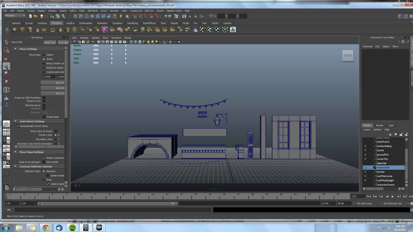 Cassidy Aquilino-Berg {Game Artist}: Process for Modular Building Kit