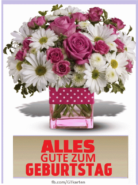 Schöne blume geburtstagsgruß gif - HBDAY.ART/DE