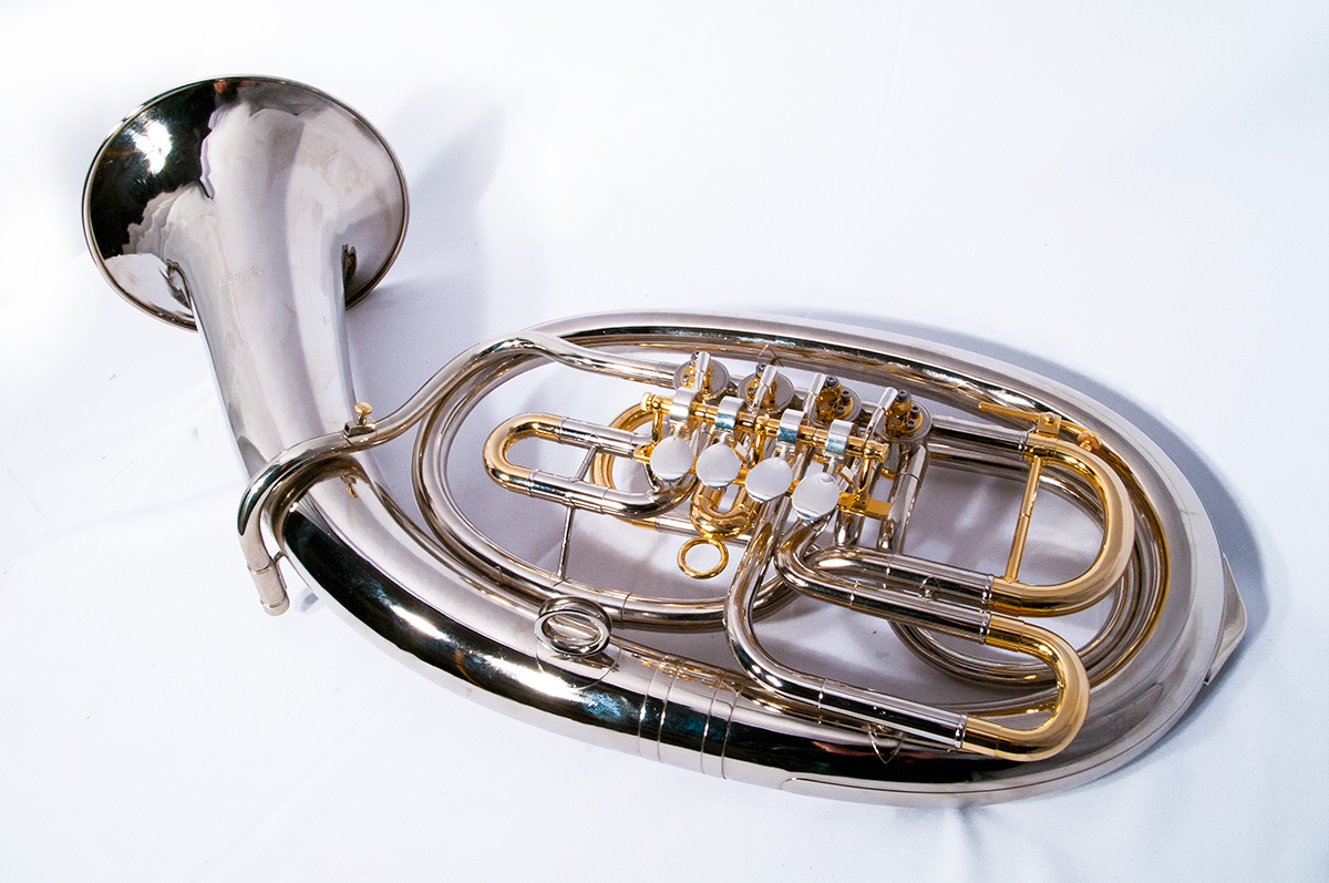 Rotary valve Euphonium / Tenorhorn / Bariton in Bb (German oval design ...